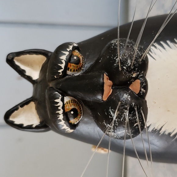 Art | Gourd Cat Figure Vicki Thomas Cat Gourd Figure Black Cat Lover | Poshmark